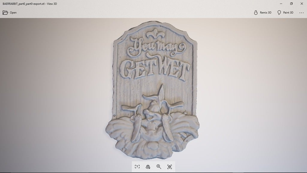 Free STL file Brer Rabbit Splash Mountain Ride Plaquic 🐇・3D print model ...