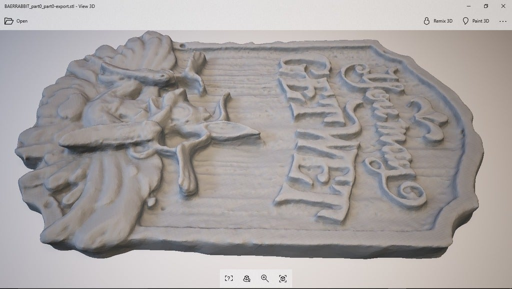 Free STL file Brer Rabbit Splash Mountain Ride Plaquic 🐇・3D print model ...