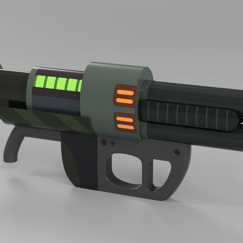 Descargar archivo STL Rick & Morty's Blaster | Rick's Ray Gun | Pistola ...