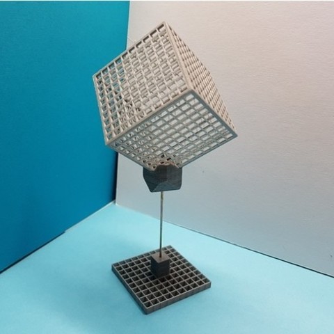 Download free STL Grid optical effect 2 ・ Cults