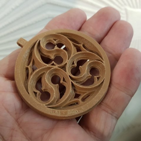 Download free STL file Gothic rosette - Rosace gothique • 3D printable ...