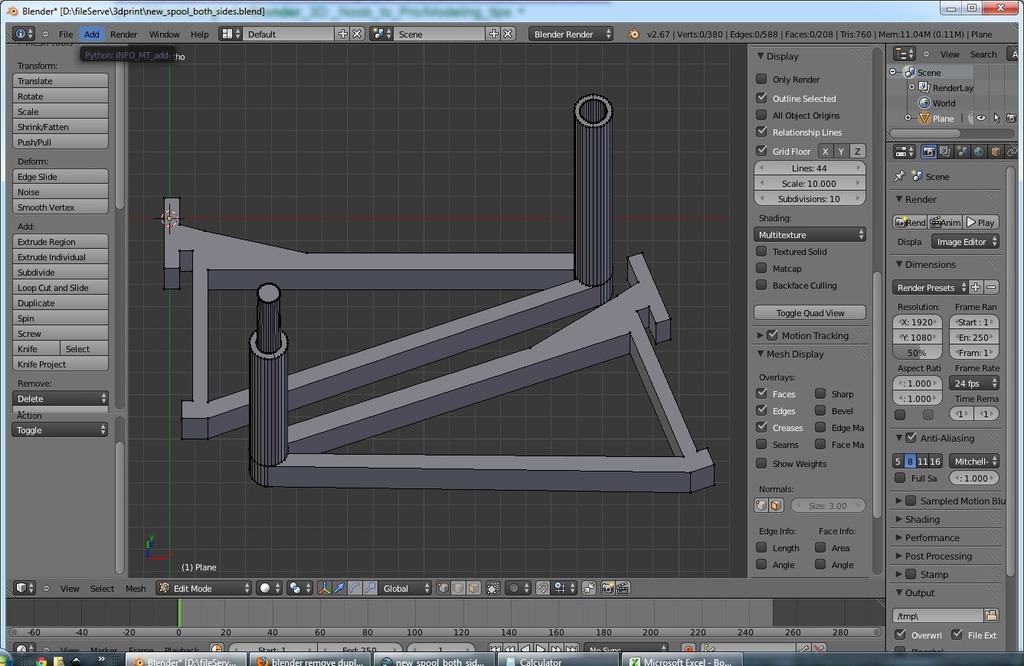 Free 3D file 100% printable spool holder (standing or attachable to ...