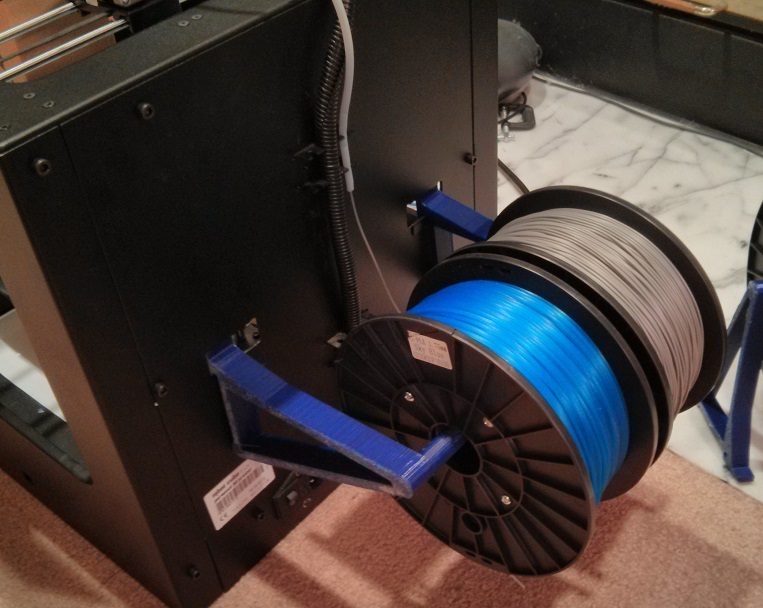 Free 3D file 100% printable spool holder (standing or attachable to ...