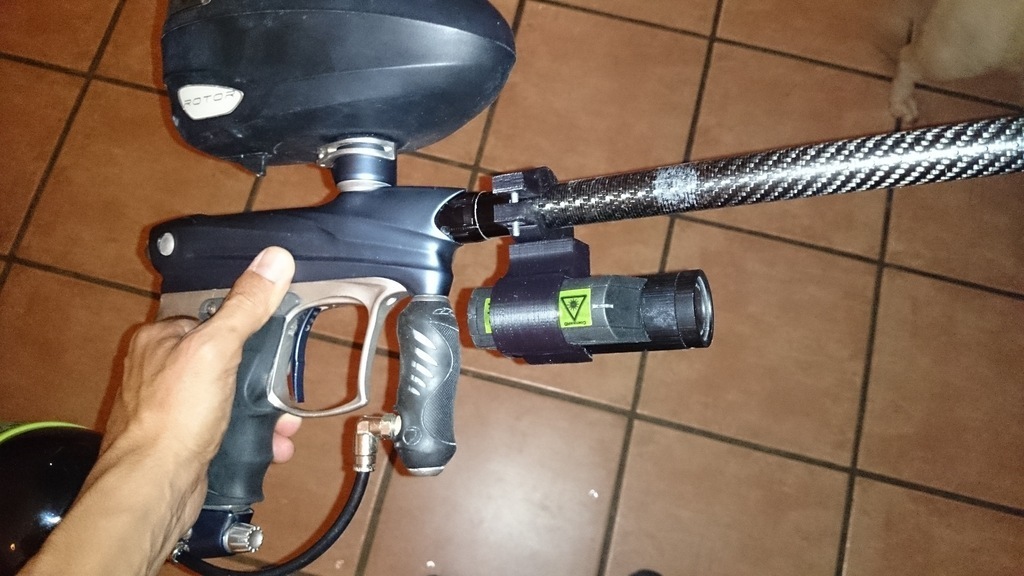 Free 3D file Contour paintball gun mount・Template to download and 3D ...