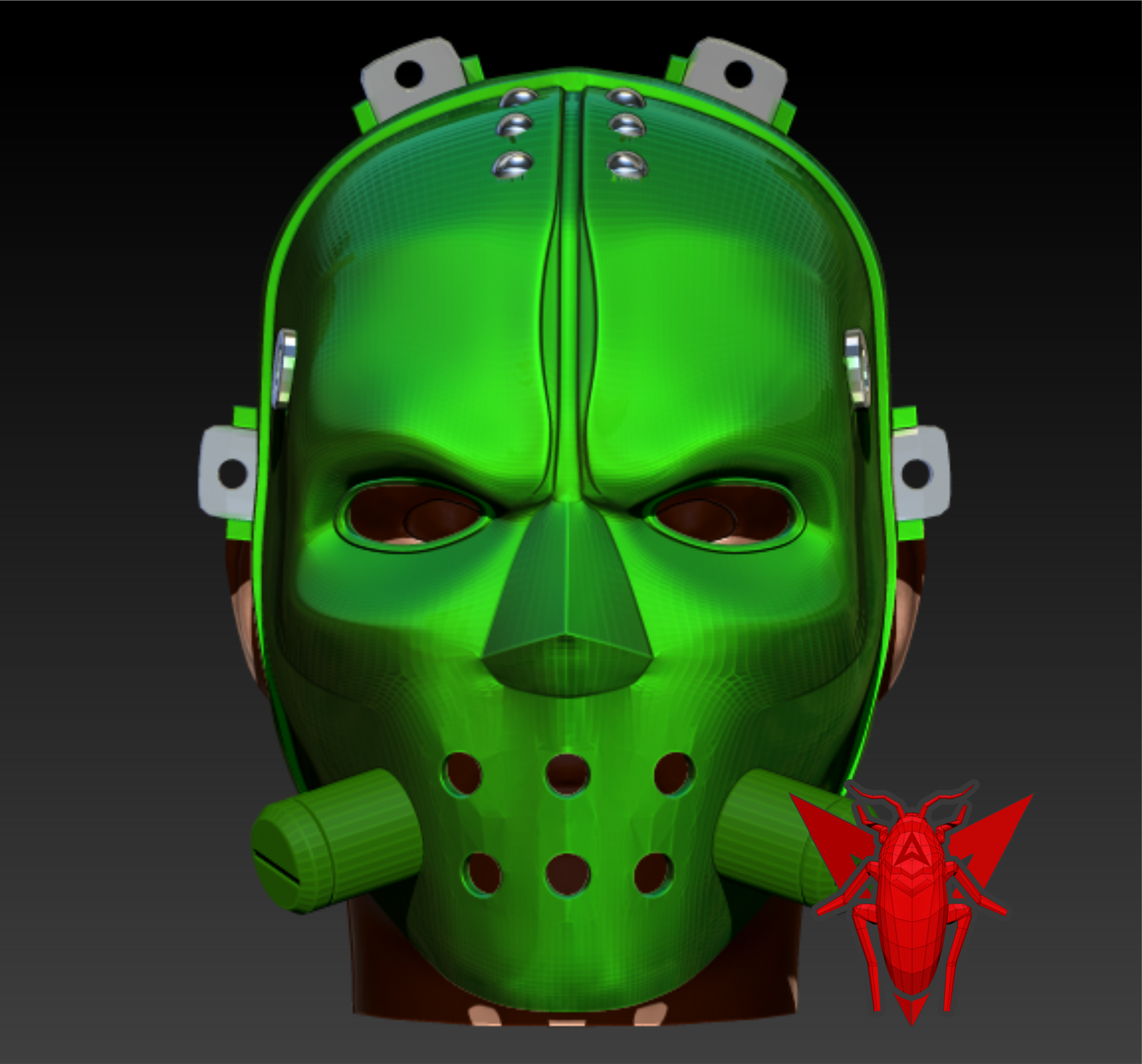 OBJ file Doroheadoro Nikaido Mask.・3D printer model to download・Cults