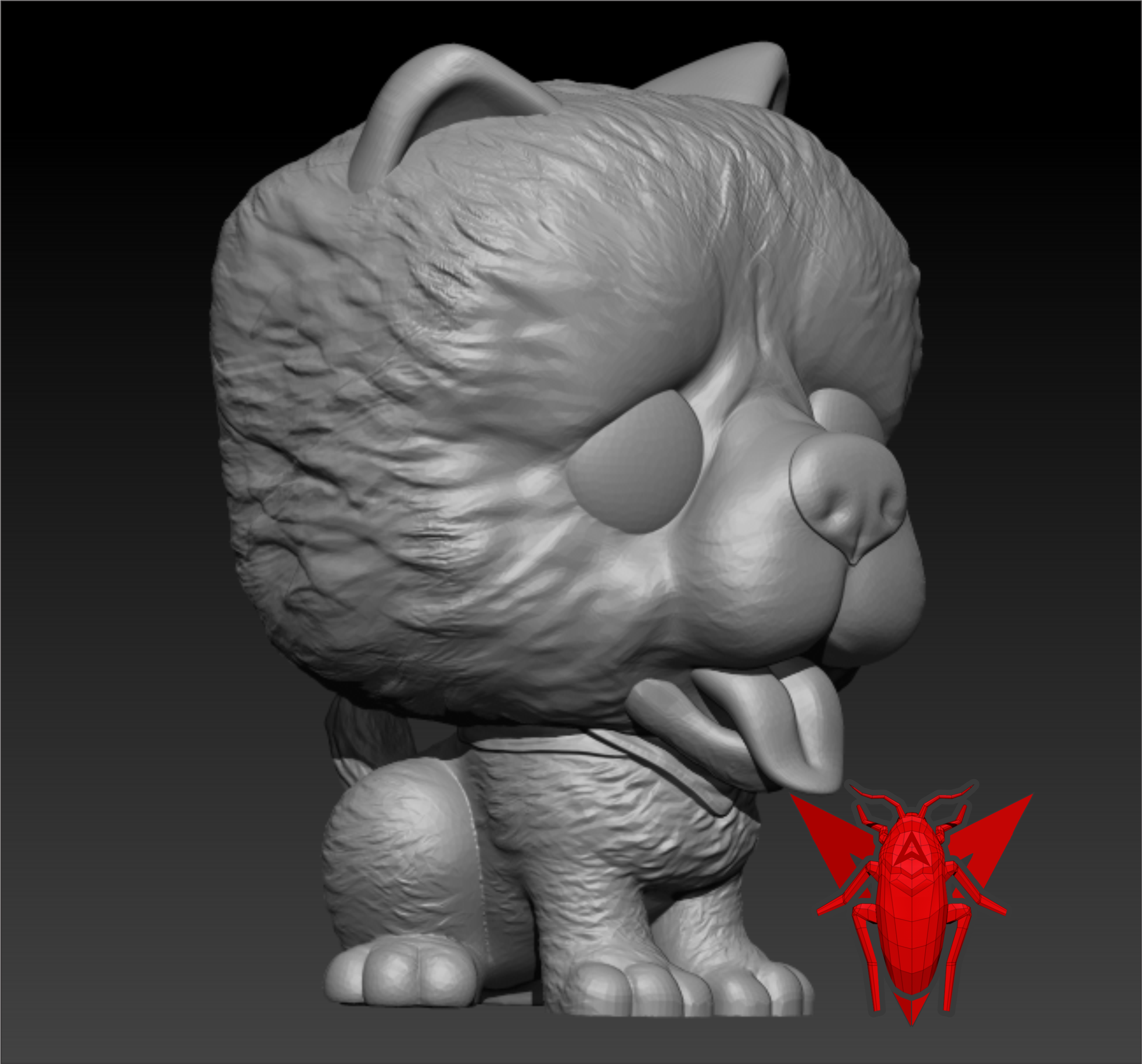 OBJ file FUNKO POP PET / Chow Chow Funko Pop / Perrito Chow Chow・3D ...