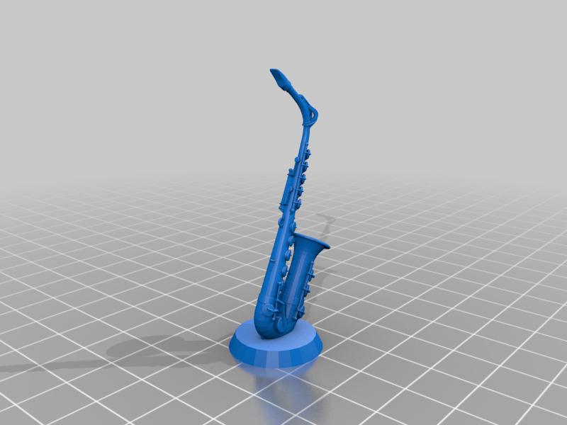 STL-Datei Saxophon Miniatur (mit Sockel) kostenlos・3D-druckbare Vorlage ...