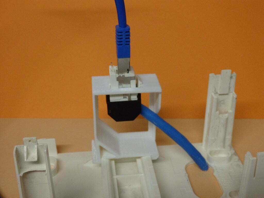 Free STL file Support for RJ45 modular core - 3M / Support modulaire ...