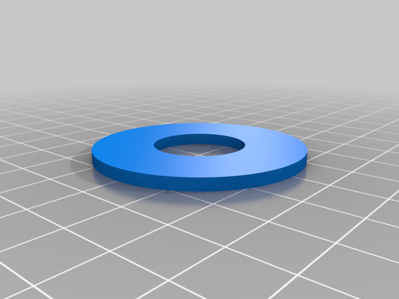 3D-Datei 1,5" Waschmaschine kundenspezifische runde Scheibe kostenlos ...