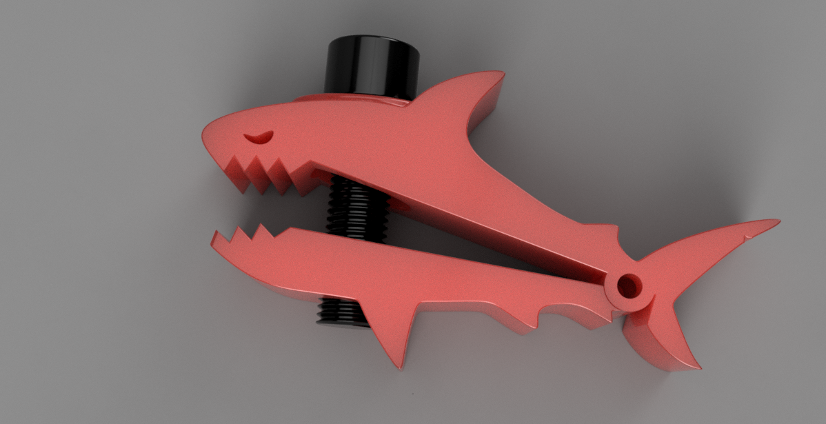 STL file Shark Nipple Clamp・3D printing design to download・Cults