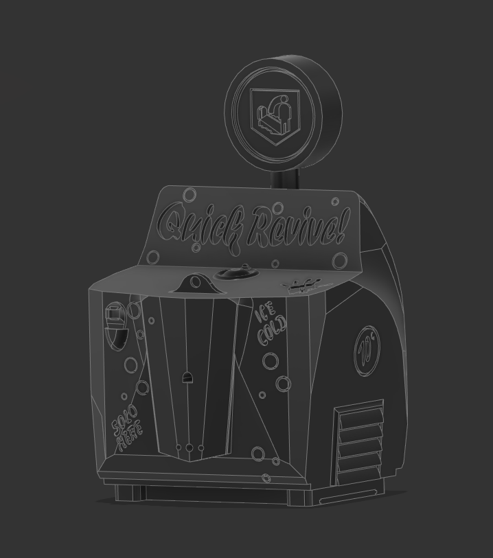 STL file QUICK REVIVE CALL OF DUTY ZOMBIE 🤙・3D printable design to ...