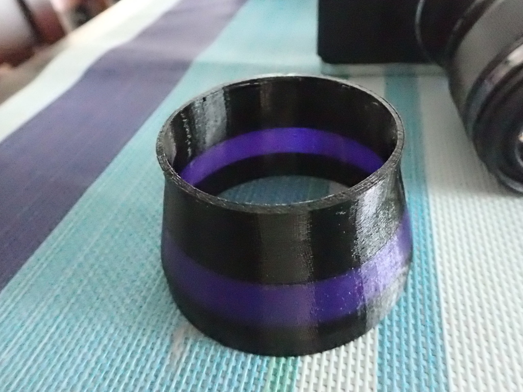 Free 3D file Lens Hood with 2 lugs - Olympus parametric・3D print object ...