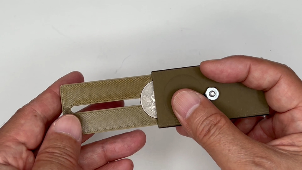 Free 3D file Coin Magic Prop - Coin Through Bolt Magic: US quarter 🪙・3D ...