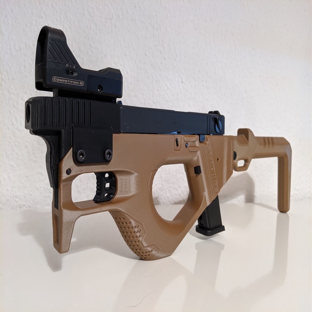 Free 3D file SRU PDW Handstop Compensator (Airsoft)・3D printing design ...