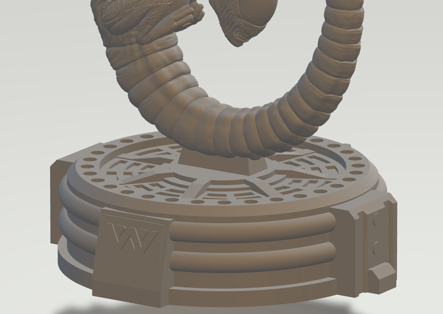 Fichier 3D COLLECTION Alien queen on stand chestburster statue・Plan ...