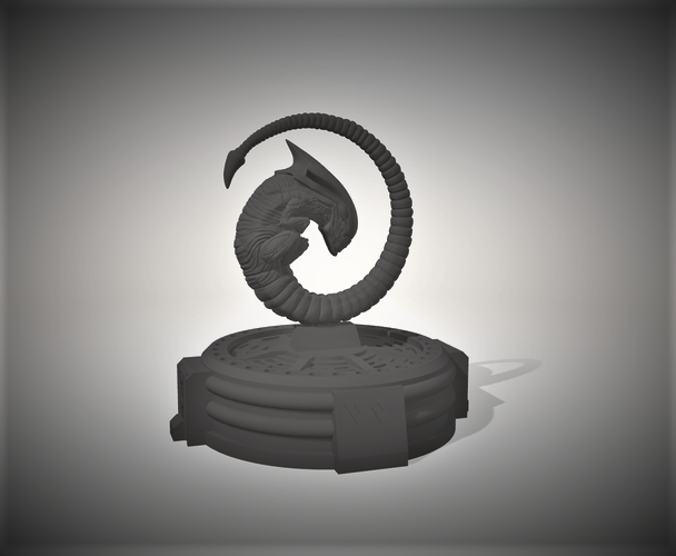 Fichier 3D COLLECTION Alien queen on stand chestburster statue・Plan ...