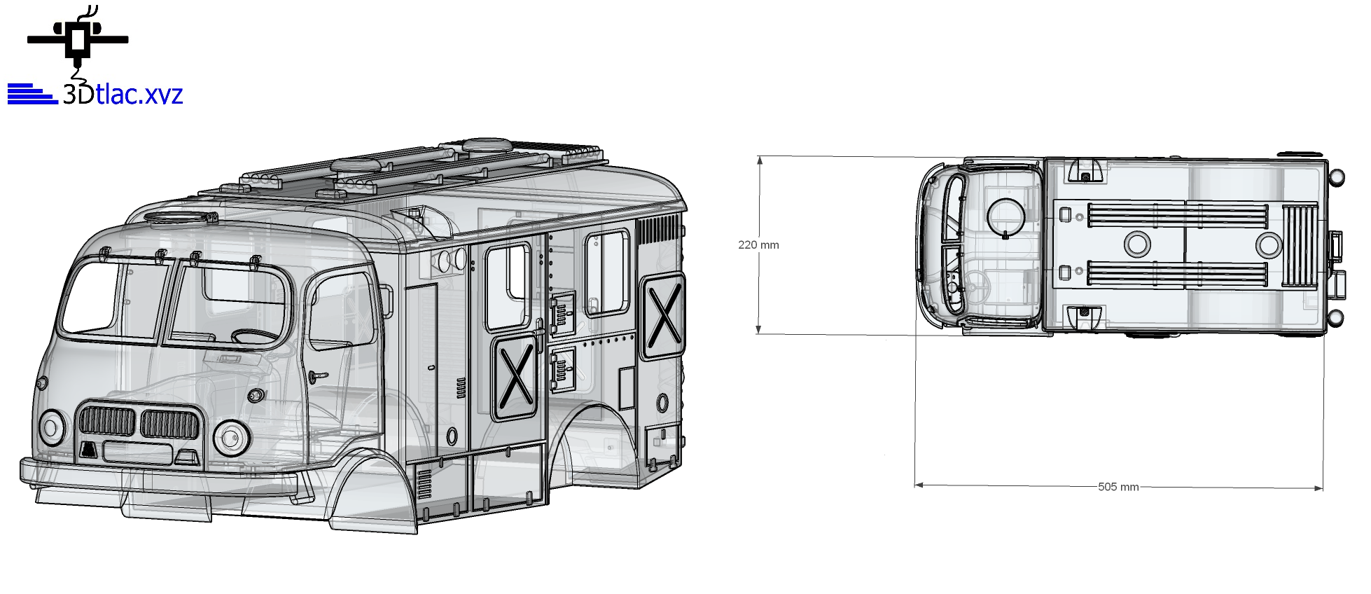 3D file T 805・3D printing model to download・Cults