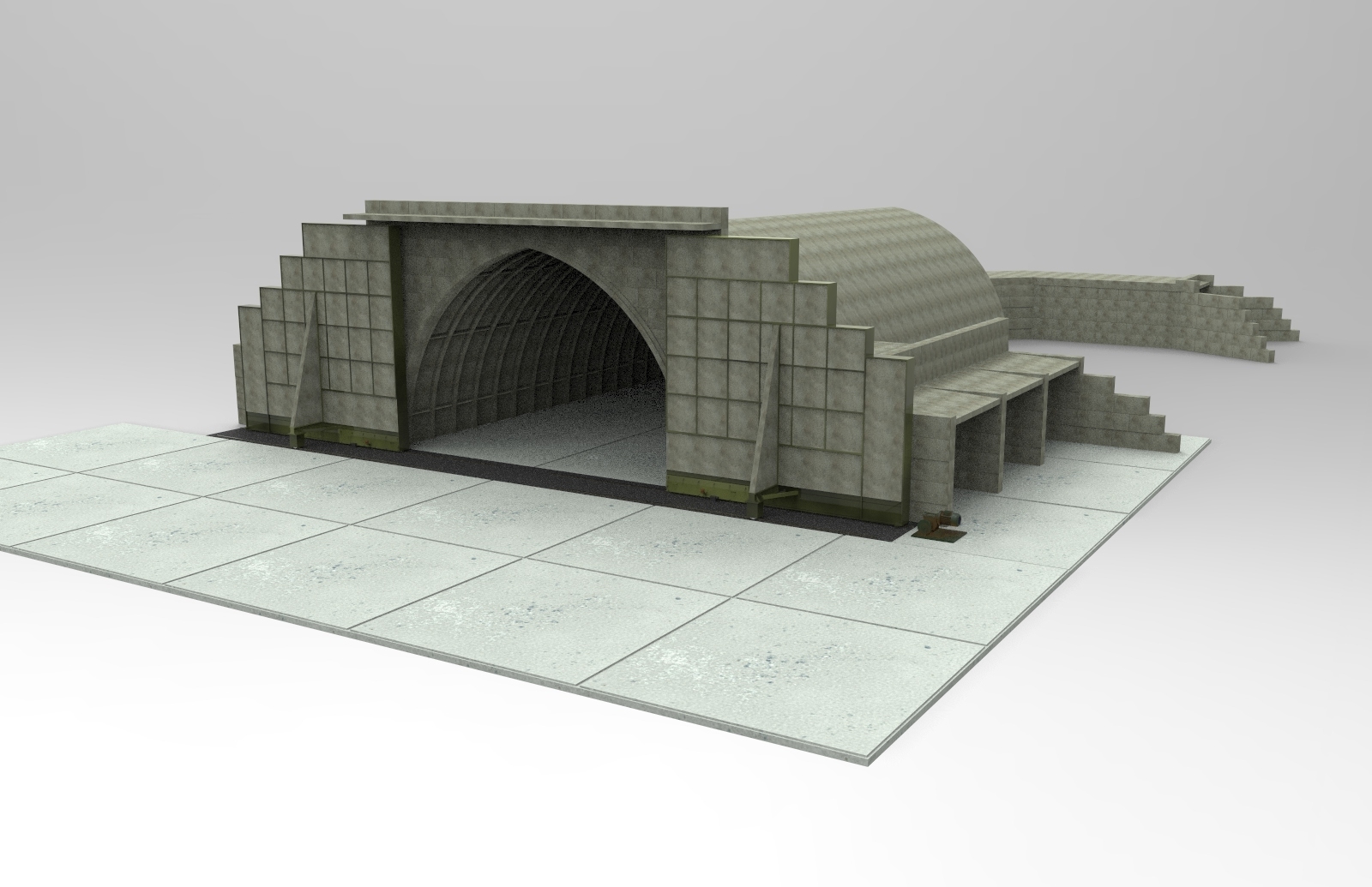 Download STL file Airplane bunker for FDM print 1/35 • 3D printable ...