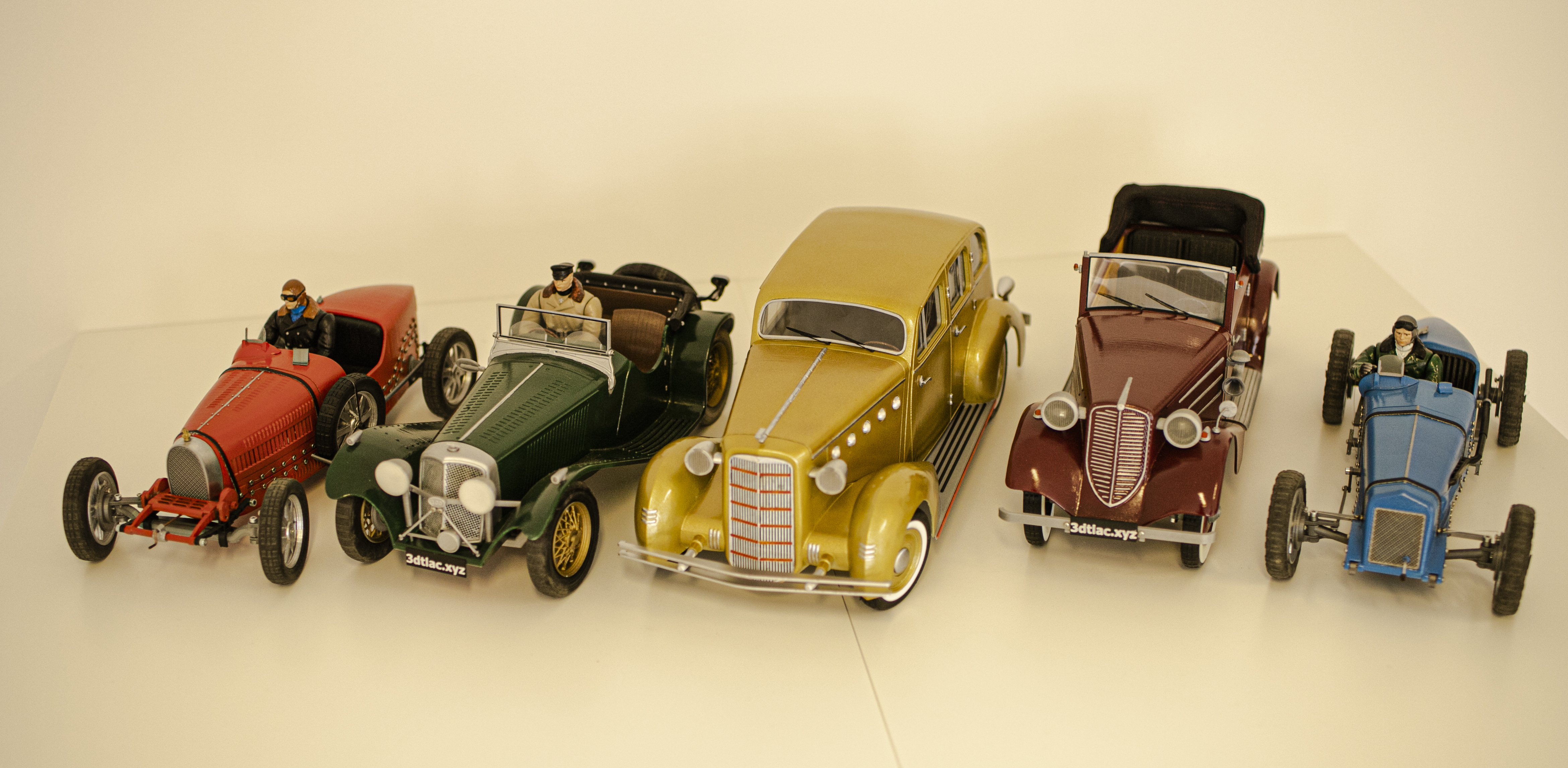 Download STL file Vintage cars - 3 + 2 GRATIS !!!! • 3D printer design ...
