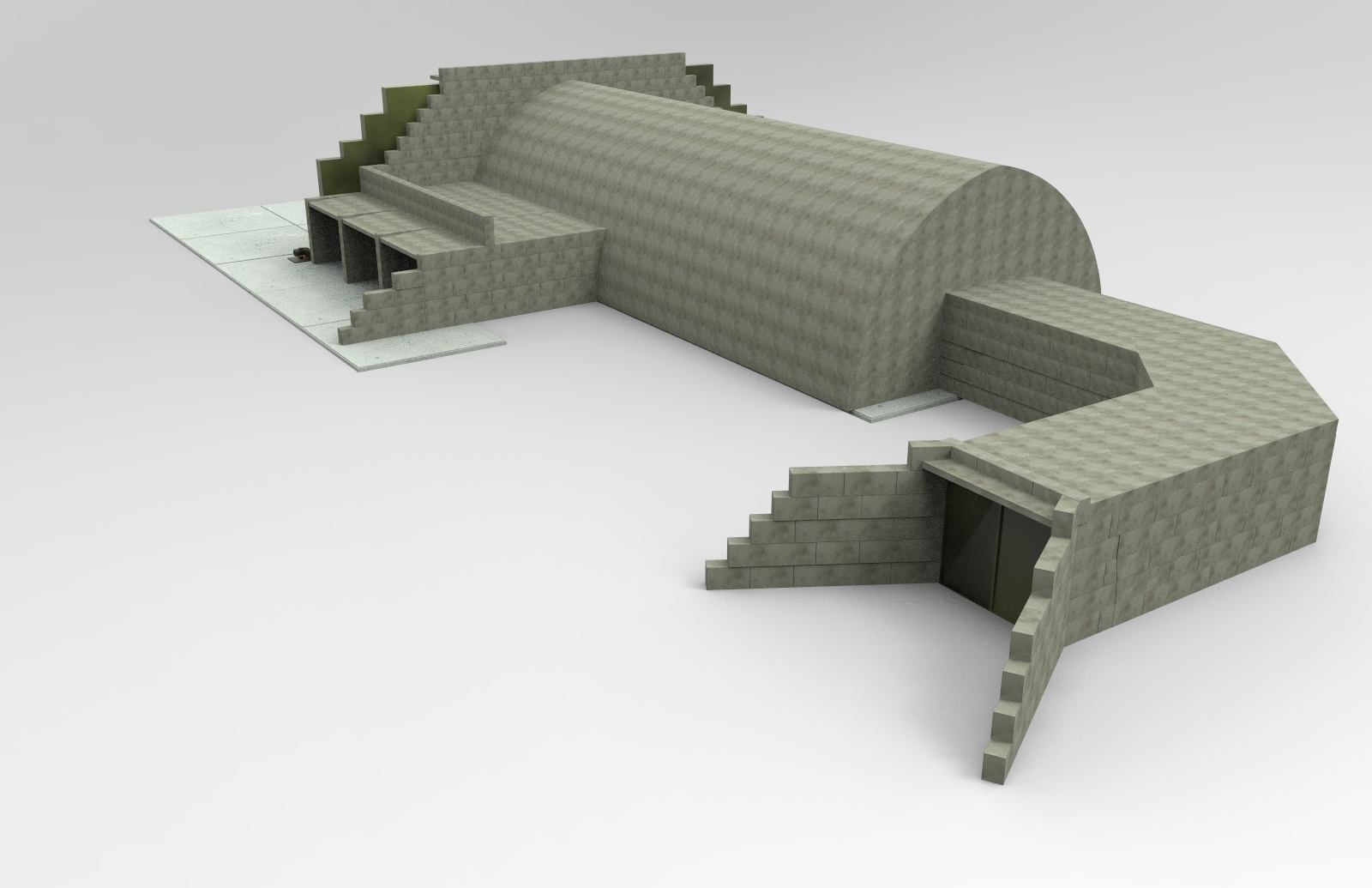 Download STL file Airplane bunker for FDM print 1/35 • 3D printable ...