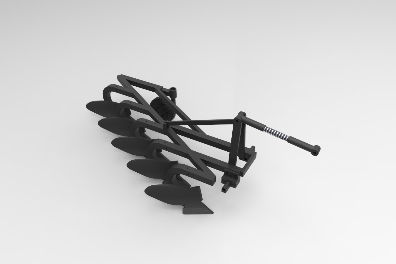3D file plough 5 in-line・3D print design to download・Cults