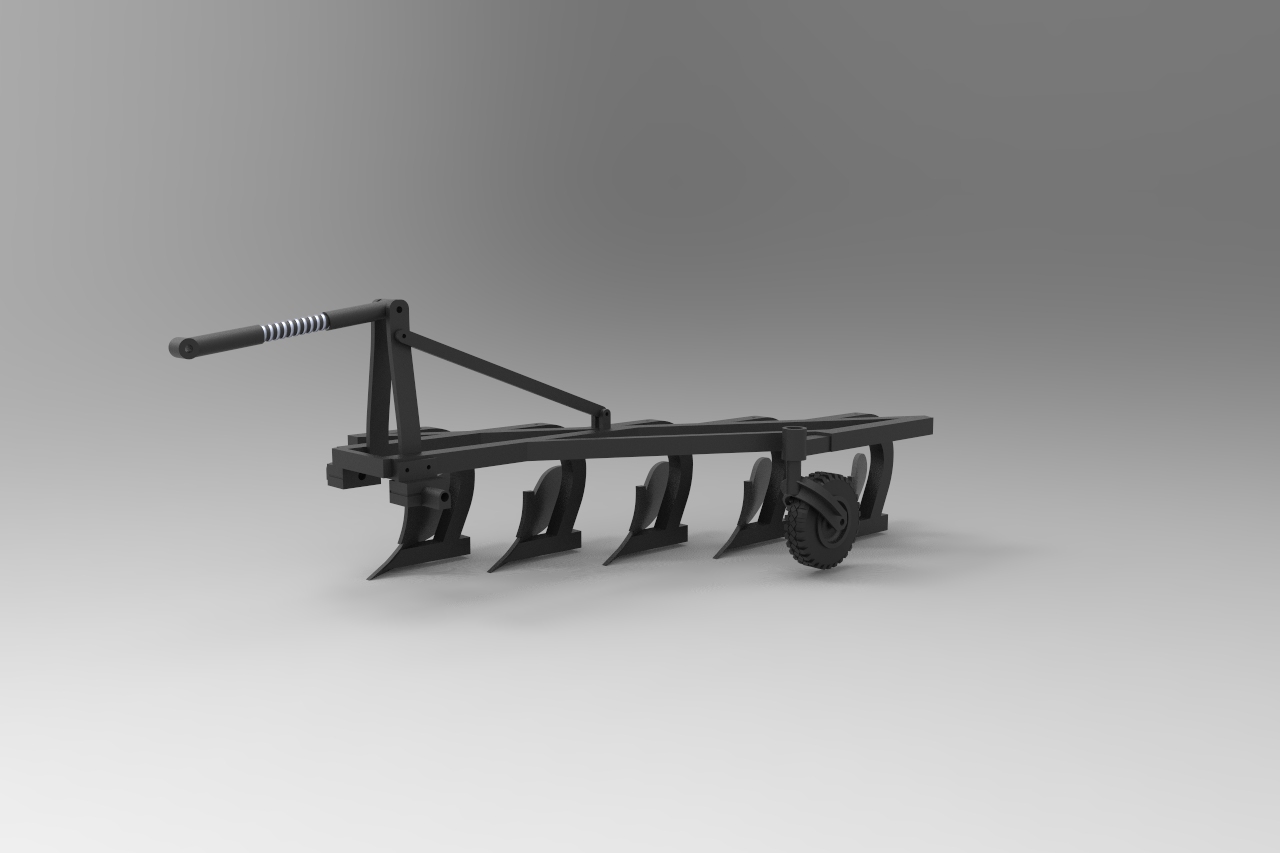 3D file plough 5 in-line・3D print design to download・Cults