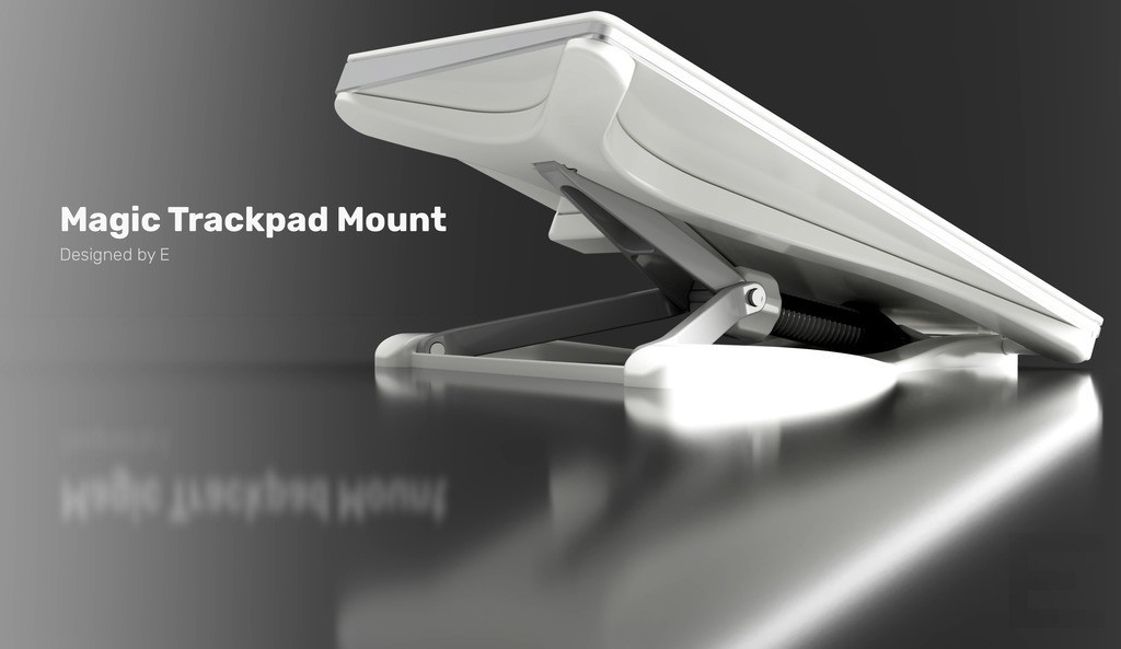 Free STL file Magic Trackpad Mount (adjustable) 🪄・3D printable model to ...
