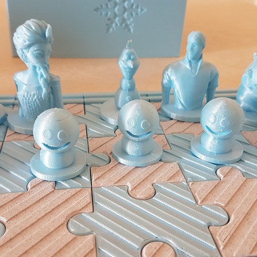 Download free STL file Frozen chess • Template to 3D print ・ Cults