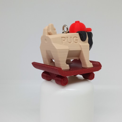Download STL file PUG PUG SKATEBOARD • 3D printing template ・ Cults