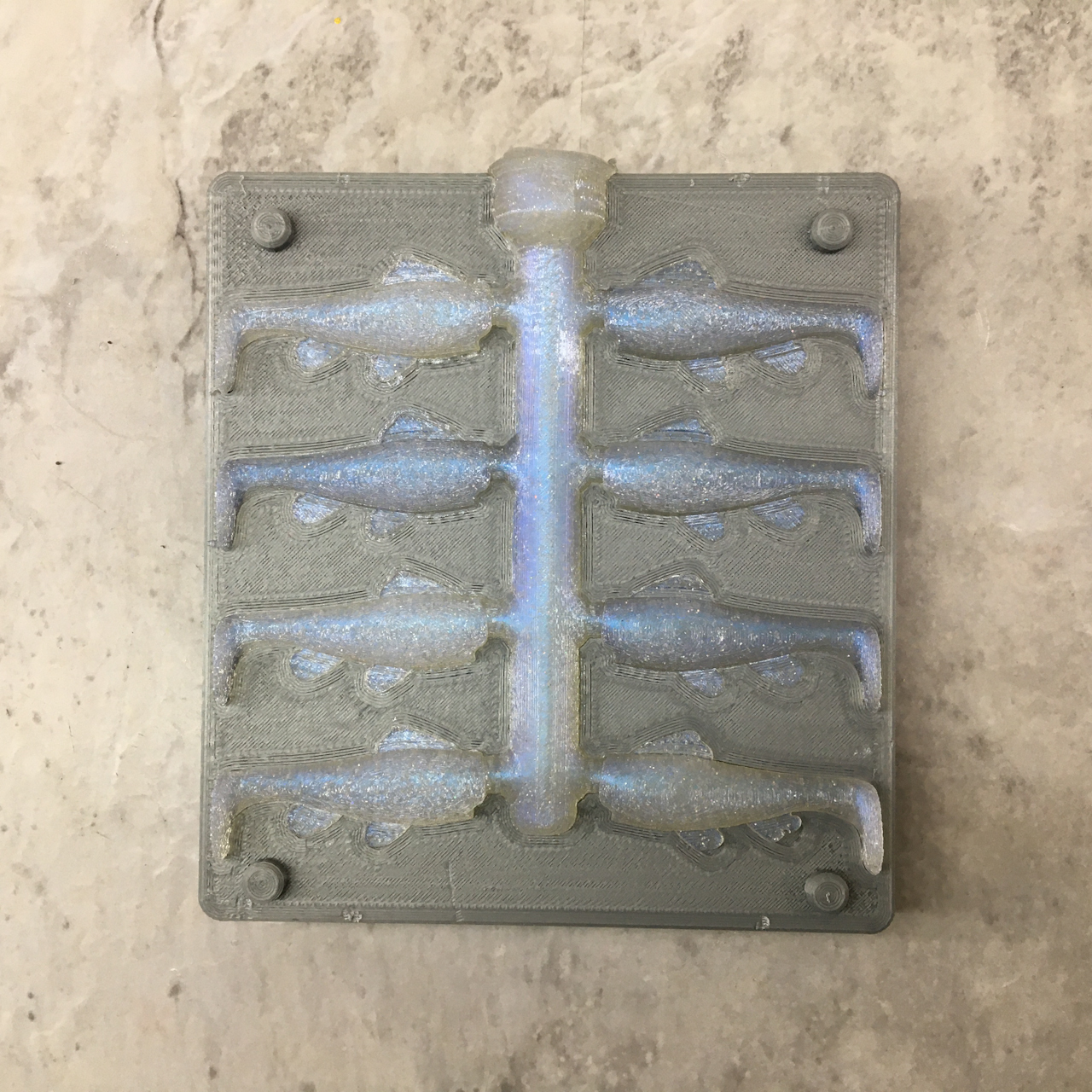 STL file 2" Micro Swimbait Soft Plastic Fishing Molds 🎣・3D printing ...