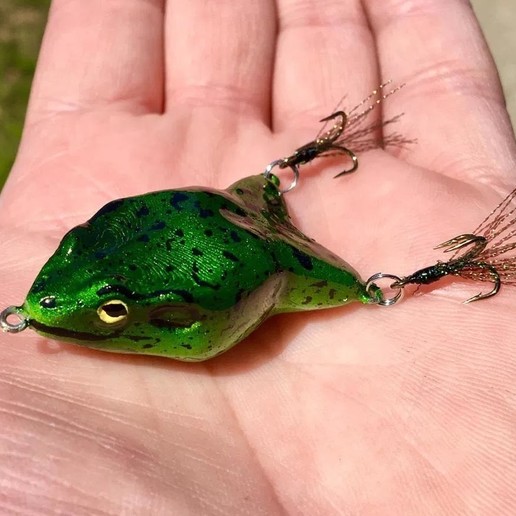 Download STL file Frog Fishing Lure (4 Versions) • 3D printer object ...