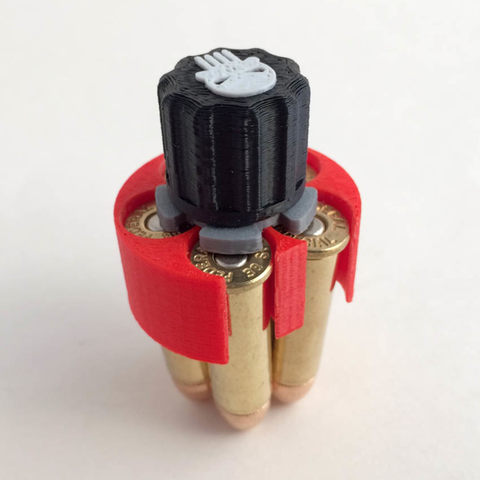 Download free STL file Speed Loader (5 Round) .38 Special / .357 Magnum ...