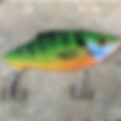 Download free STL files Rattle Trap Fishing Lure ・ Cults