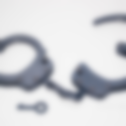 Download free STL file Realistic Handcuffs • Template to 3D print ・ Cults