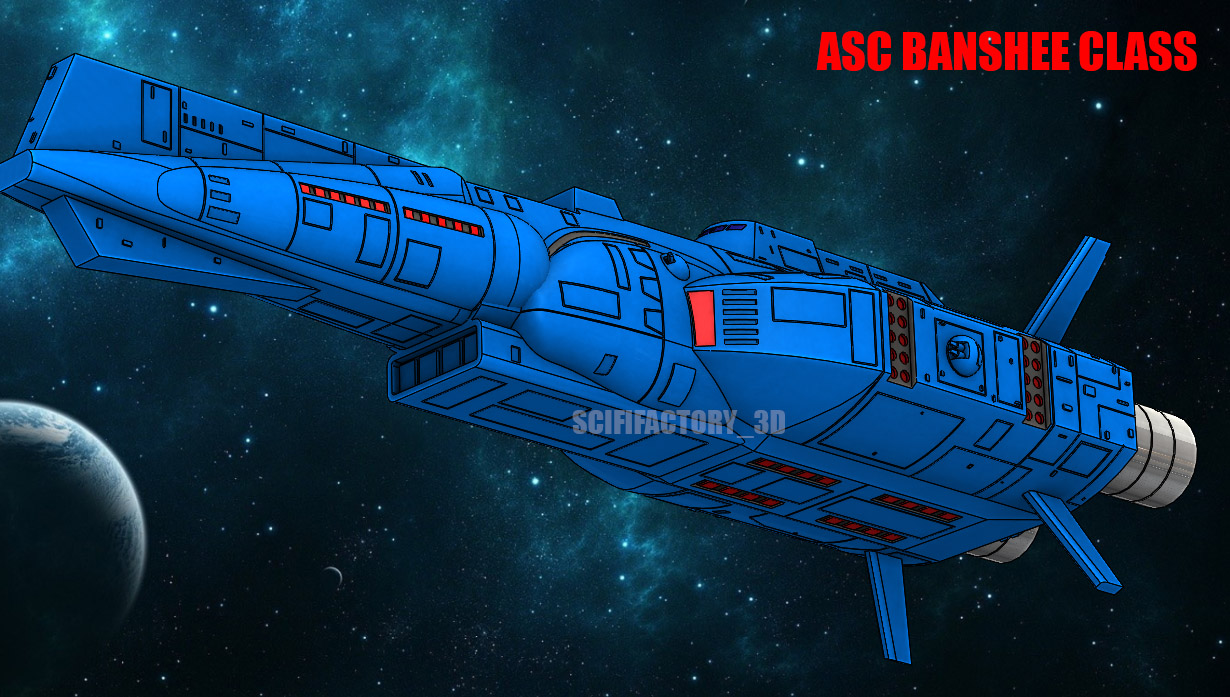 Archivo STL Banshee Class Destroyer.・Modelo para descargar y imprimir ...
