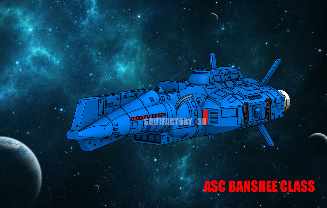STL file Banshee Class Destroyer.・3D print object to download・Cults
