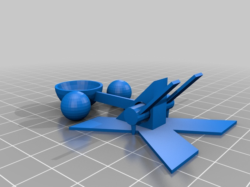 Free 3D file Simple catapult・Object to download and to 3D print・Cults