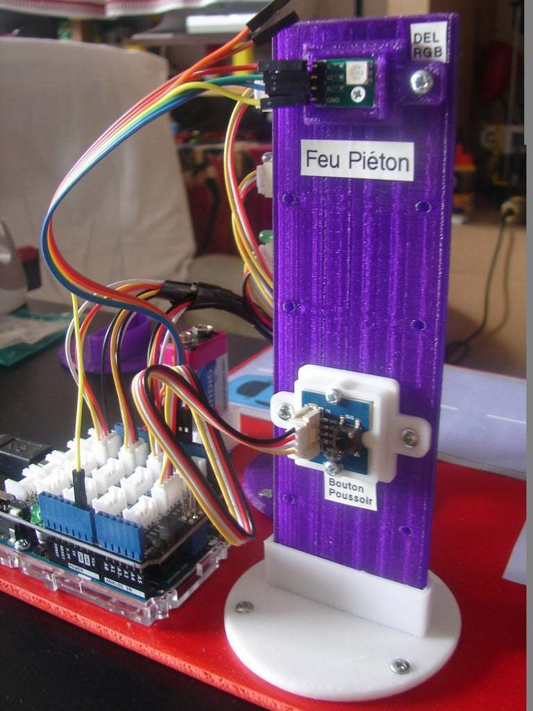 Fichier STL gratuit Feu tricolore / Arduino Traffic Light 🚦・Plan à ...