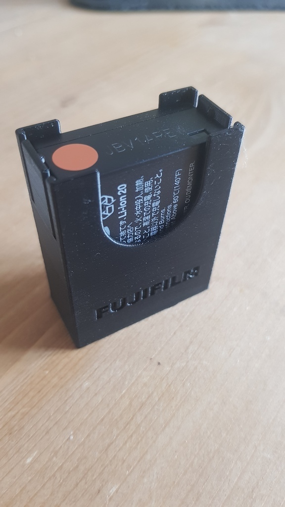 Free 3D file Fujifilm NP-W126 battery cover + SD card slot・3D printing ...