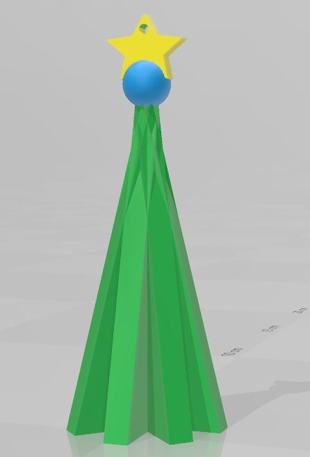 Free 3D file Une déco de sapin de Noel en forme de sapin・3D printable ...