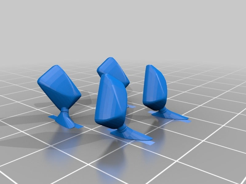 Free STL file Lotus Esprit wing mirrors (for Autoart 1.18 scale)・3D ...