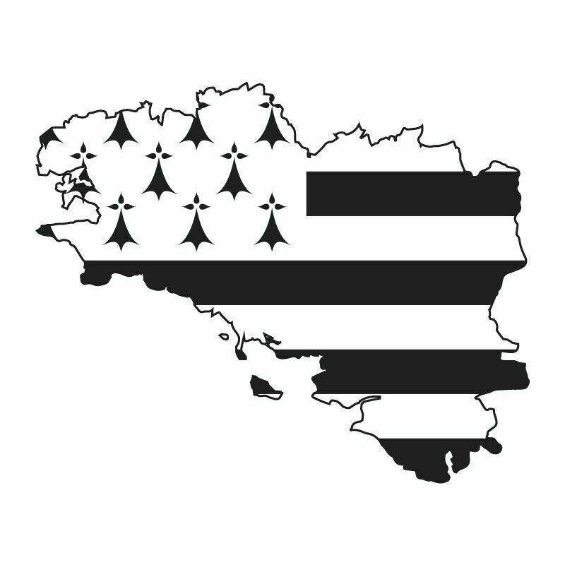 Fichier STL gratuit Breizh Flag double extrusion 👽・Objet imprimable en ...