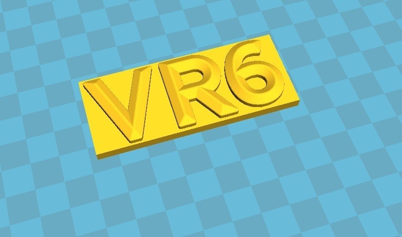 STL file logo-vr6・3D printing template to download・Cults