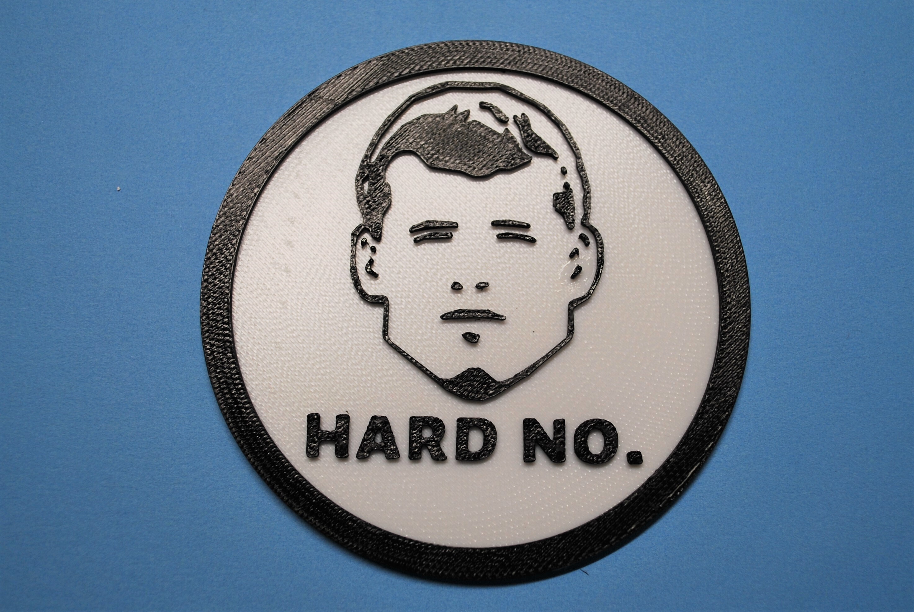 Free STL file Letterkenny Hard no coaster・Template to download and 3D ...