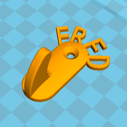 STL file Hook First Name Fred・3D print object to download・Cults