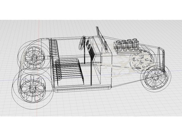 STL file HOT ROD 🥵・3D print design to download・Cults