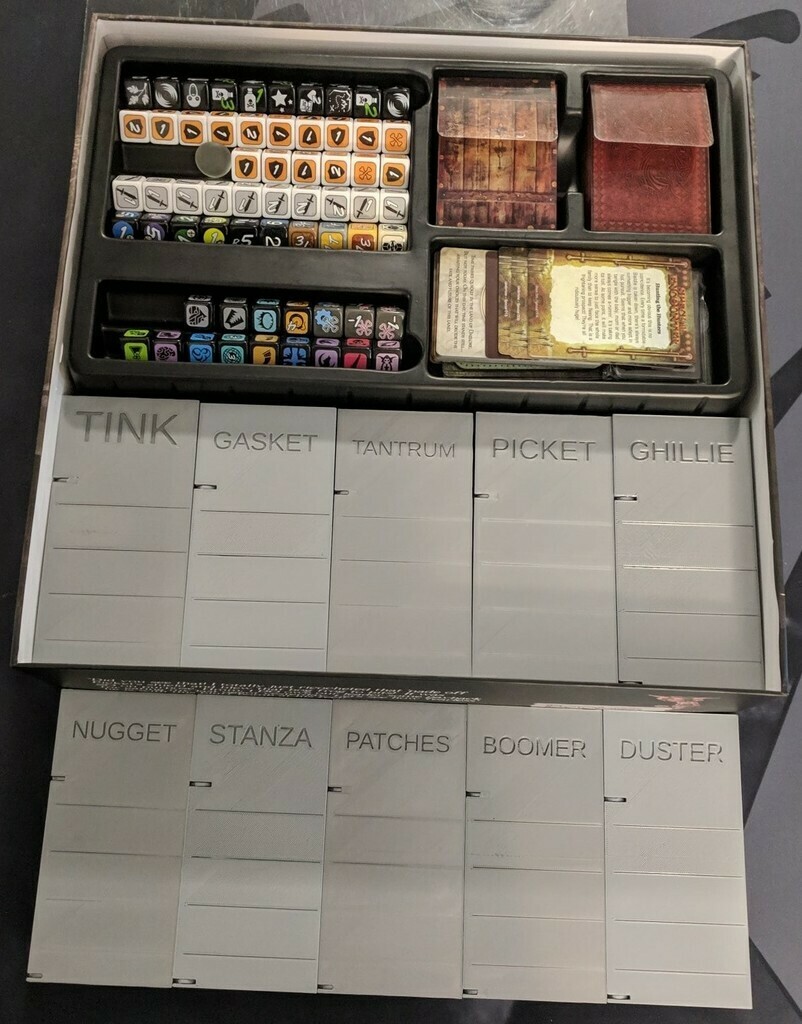 Free 3D file Too Many Bones Named Character Holders 🎲・3D printing idea ...