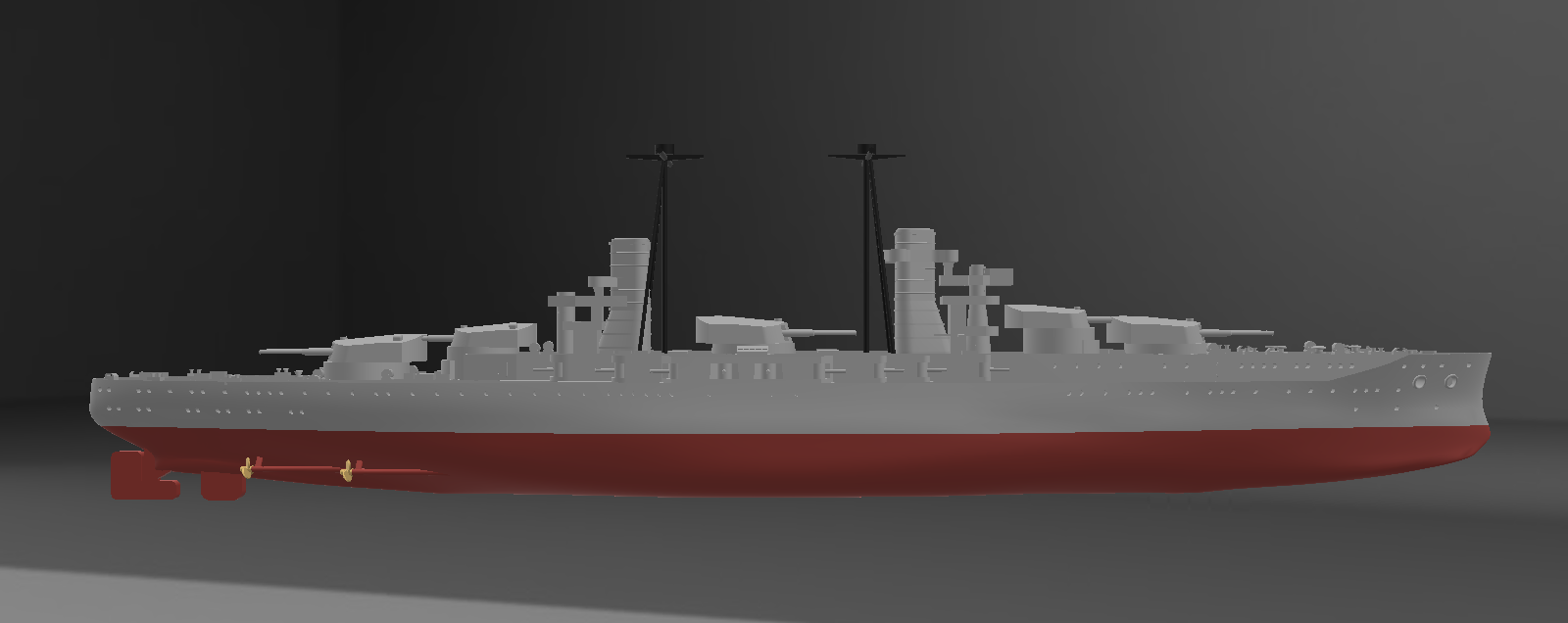 STL file Battleship Conte Di Cavour / Giulio Cesare WW1 waterline 🤌・3D ...