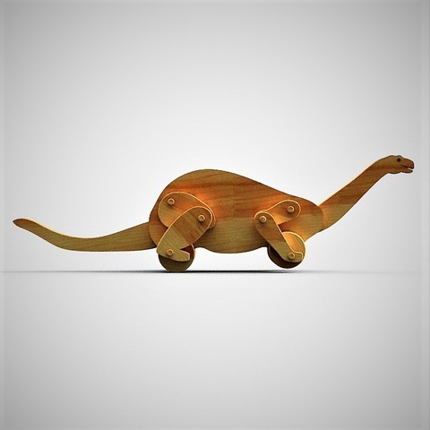 Download STL file Animated Brontosaurus • 3D printable object ・ Cults