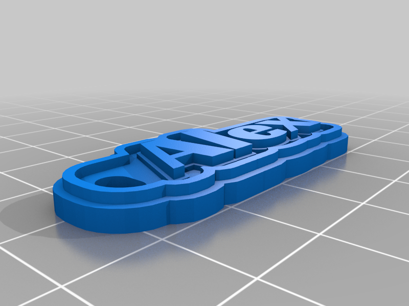 Free 3D file Alex Keychain 🗝️・3D printing design to download・Cults